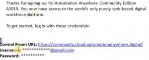 How to install Automation Anywhere A2019 Community edition
