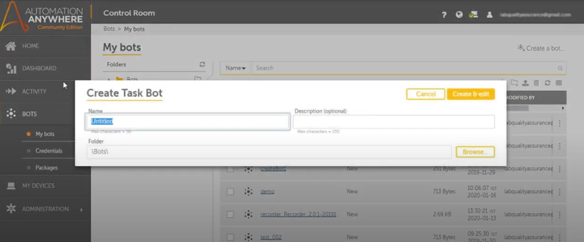 How to install Automation Anywhere A2019 Community edition